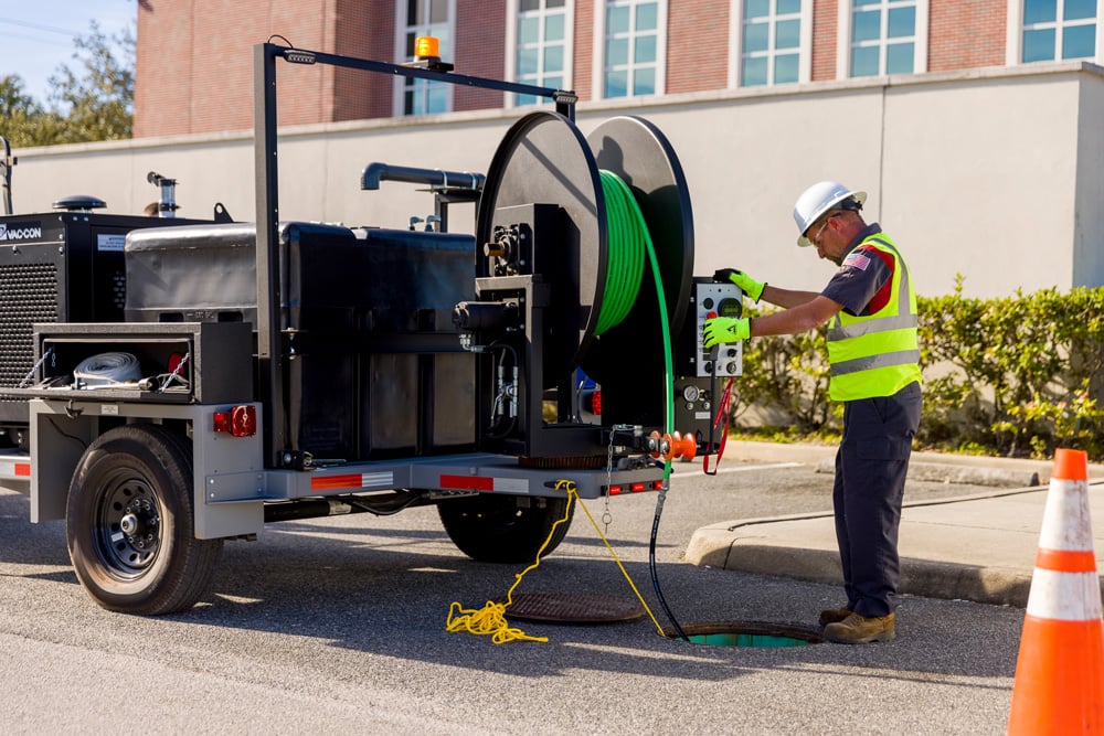 Jetter Trailers for Sewer, Storm, Catch Basin, and Lift Station ...